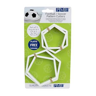 PME Ausstechformen, f&uuml;r Fu&szlig;ball/Fu&szlig;ball geeignet, Weiss/Opulenter Garten, Wei&szlig;
