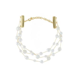 Cult Gaia Nyala Pearl Chocker