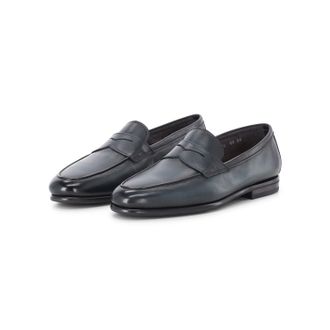 Santoni Loafer aus Leder