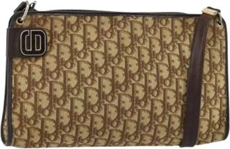 Dior Sac bandouli&egrave;re Vintage Trotter Pre-owned - Femme - Pre-owned - Beige - Taille: ONE Size