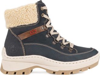 Rieker Schnürschuhe Rieker X9338-14 Blau