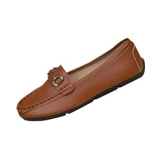 Generic Mocassins confortables et &eacute;l&eacute;gants pour femme, couleur unie, classiques, l&eacute;gers, respirants, &agrave; enfiler, d&eacute;contract&eacute;s, pour le travail, le bureau, les 
