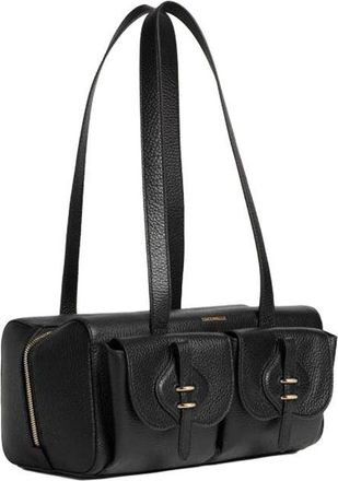 Coccinelle Womens Shoulder Bag Black Bovine Leather - Shoulder-Bags