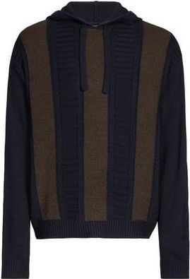 A|X Armani Exchange Pull &agrave; capuche en laine m&eacute;lang&eacute;e