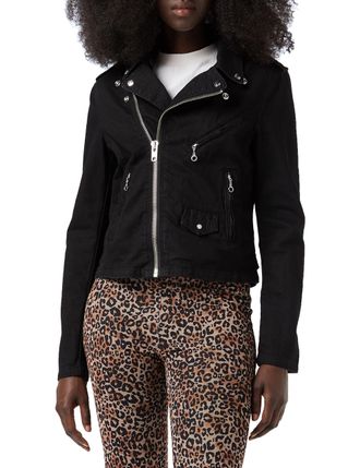 Schott NYC Schott NYC Damen Jacke Jktwjanisx, Schwarz, Small