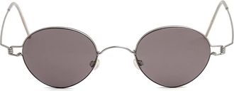 Lindberg lunettes de soleil &agrave; monture ronde - Argent