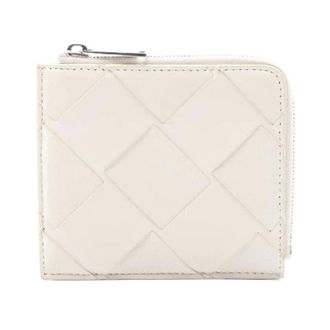 Bottega Veneta Pre-owned Maxi Intrecciato Leather Coin Case - Femme - Pre-owned - Blanc - Taille: ONE Size