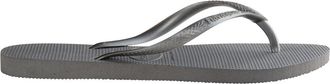 Havaianas M&auml;dchen Slim (Mini Me) Zehentrenner, Steel Grey, 23/24 EU