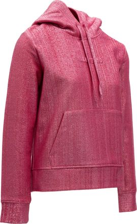Valentino Garavani Womens Shimmer Pink Pullover Hoodie Clothing