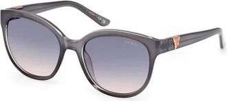 Guess Femme, Accessoires, Gris, Taille: ONE Size Resin Frame Rectangular Lunettes de soleil
