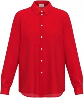 Marella Femme, Blouses et Chemises, Rouge, Taille: 34 FR Marella - Chemises