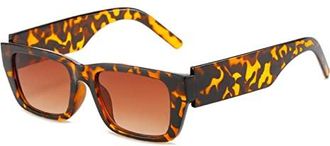 Generic Lunettes de soleil carrées tendance pour hommes et femmes pour les vacances en plein air, pare-soleil plage (couleur : E, taille : moyen) 2026