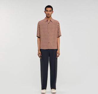 Sandro Chemise à imprimé corde