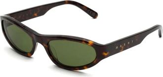 Marni Femme, Accessoires, Brun, Taille: 58 MM Lunettes de soleil Yozamei 3627