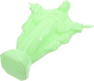 Pretyzoom Wohnkultur Jesus Figurine Jade Jesus Statue Einzigartige Ornament Religi&ouml;se Segnung Tischplatte Skulptur