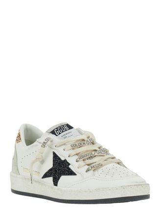 Golden Goose Womens Low-Top Sneakers Ballstar White Leather Cow Trainers