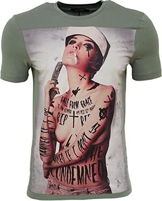 Religion Clothing Run Riot T-shirt pour homme, vert mousse, M