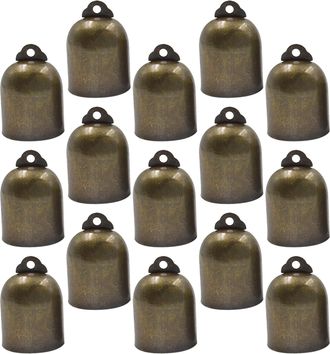 Soimiss 20 St&uuml;ck Teiliges Vintage Kupfer Gl&ouml;ckchen f&uuml;r Weihnachtsdeko Kleine Messing Glocken mit Klarem Klang Robust und Vielseitig f&uuml;r DIY Bastelprojekte Chr