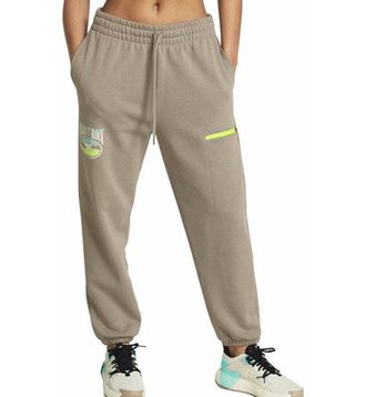 Under Armour Project Rock Q1 Terry W - Trainingshosen - Damen