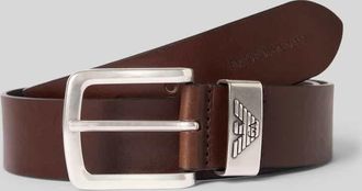 Emporio Armani G&uuml;rtel aus echtem Rindsleder mit Dornschlie&szlig;e