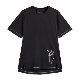 Yohji Yamamoto GFX Kurzarm-T-Shirt - - Tops - Herren - Schwarzk - M