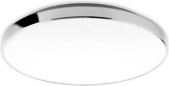 Briloner Badezimmerleuchte Badlampe IP44 4000K Ø35,5cm 1700lm 18W weiß-chrom