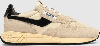 Autry Baskets Homme Reelwind Low Suede Net Ecru Black