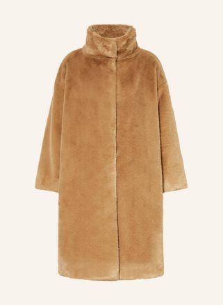 Herno Herno Kunstpelz-Mantel braun