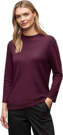 Street One Damen 3227869 Basic Turtleneck Shirt, Noble red, 42