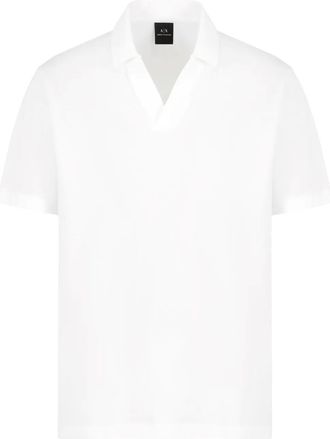 A|X Armani Exchange polo en coton - Blanc