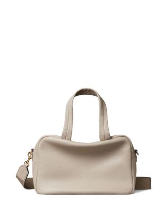Tory Burch cabas zipp&eacute; en cuir - Gris