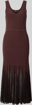 HUGO BOSS Strickkleid aus Rippstrick