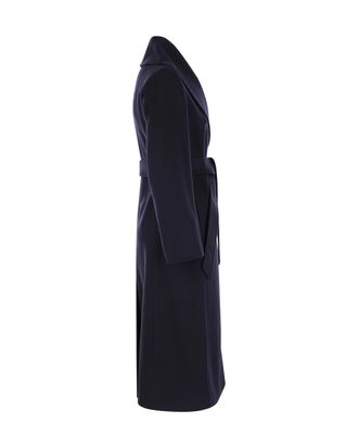 Max Mara Womens Coat Loriana Virgin Wool Black
