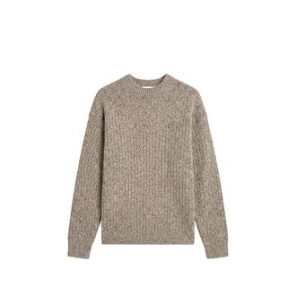 Calvin Klein Pull en maille &agrave; logo en coton
