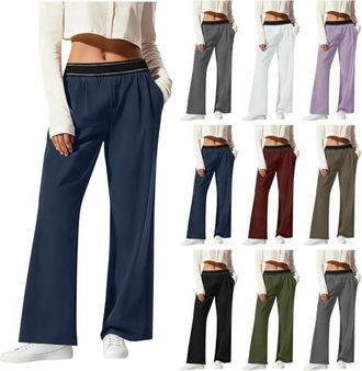 Generic Pantalon long droit en soie glac&eacute;e UPF 50+ &agrave; s&eacute;chage rapide, taille &eacute;lastique, respirant, protection solaire, pantalon de costume l&eacute;ger et extensible 