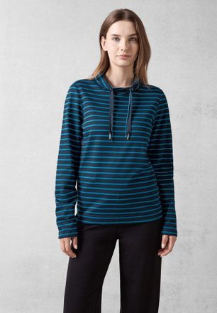 Cecil Langarmshirt aus softem Materialmix