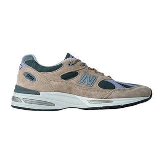 New Balance Suede Mesh Panel Sneakers - - Shoes - Herren - Beige - 44 EU