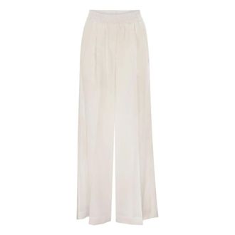 Brunello Cucinelli Damen, Hosen, Wei&szlig;, SGr&ouml;&szlig;e