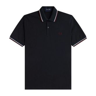 Fred Perry Homme, Tops, Bleu, Taille: 3XS M12 Polo