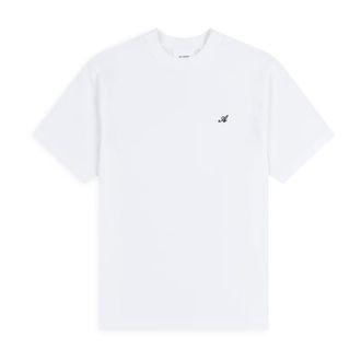 Axel Arigato Homme, Tops, Blanc, Taille: XL T-shirt Signature