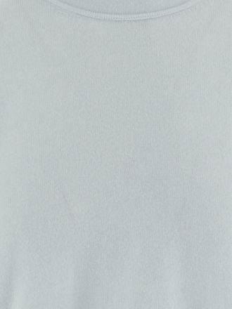 SA SU PHI Cashmere Short-Sleeved Sweater - Light Blue