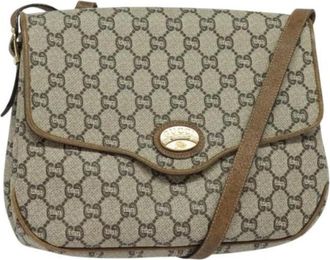Gucci Pre-owned Cuir sacs-gucci - Femme - Pre-owned - Beige - Taille: ONE Size
