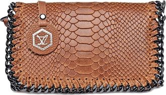 Luisa Vannini Braun Rindsledertasche