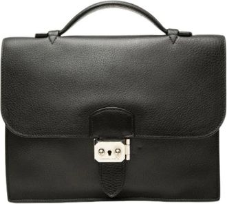 Herm&egrave;s Pre-owned Sac a Depeches - Femme - Pre-owned - Noir - Taille: ONE Size
