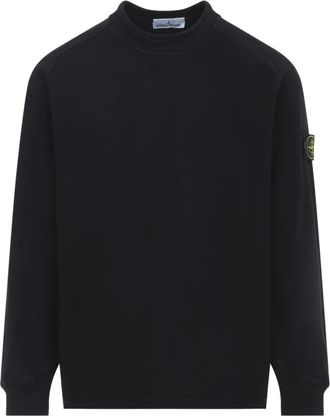 Stone Island Homme, Sweatshirts et sweats &agrave; capuche, Noir, Taille: XL Cotton SweaT-shirt
