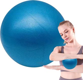 Generic Pilatesball - Mini Fitnessball Aufblasbar | Fitnessgerät Für Bauch Oberschenkel Po Arm Training Entspannung Rehabilitation Zuhause Büro Spa Beinübung