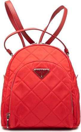 Prada Rucksäcke - Impuntu Tessuto Backpack - Gr. unisize - in Rot - für Damen