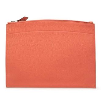 Herm&egrave;s Pre-owned Bazar Pouch - - Pre-owned - Damen - Orange - ONE SIZE