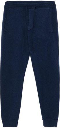 James Perse Trucker-Hose aus recyceltem Kaschmir mit Taschen - Blau