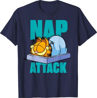 Garfield Nap Time Sleepy Tired Cat 80er 90s Classic Cartoon T-Shirt